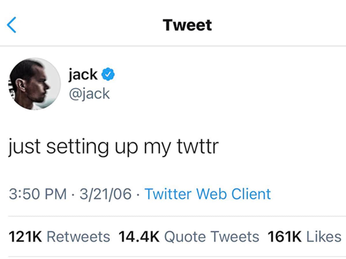 Jack Dorsey's first tweet NFT resells for only $280