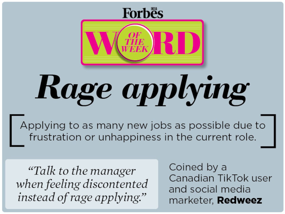 What is rage applying?