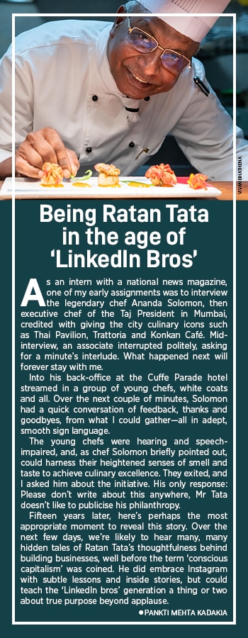 Remembering Ratan Tata, the philanthropist