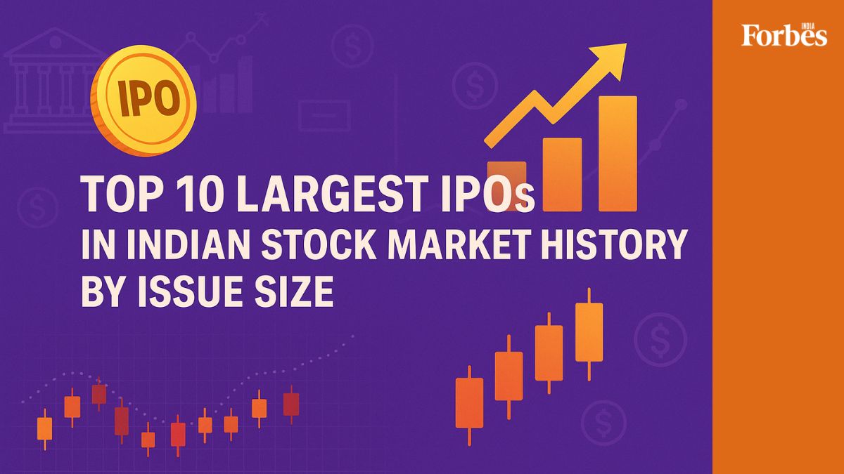Top 10 largest IPOs in Indian stock market history by issue size