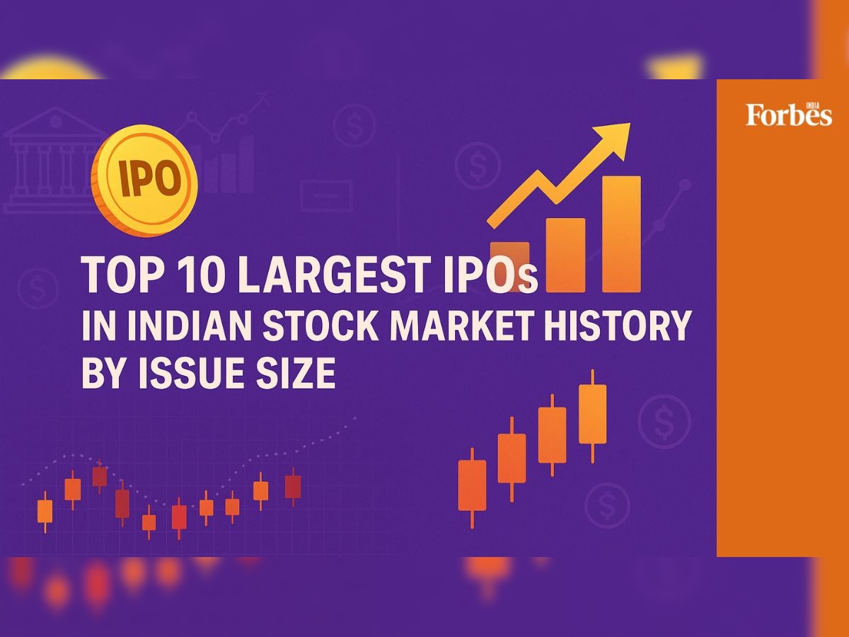 Top 10 largest IPOs in Indian stock market history by issue size