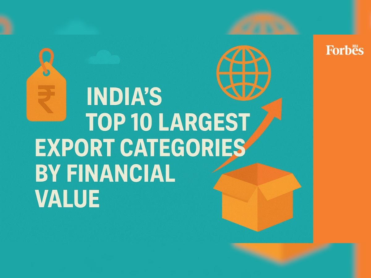 India's Top 10 largest export categories by financial value