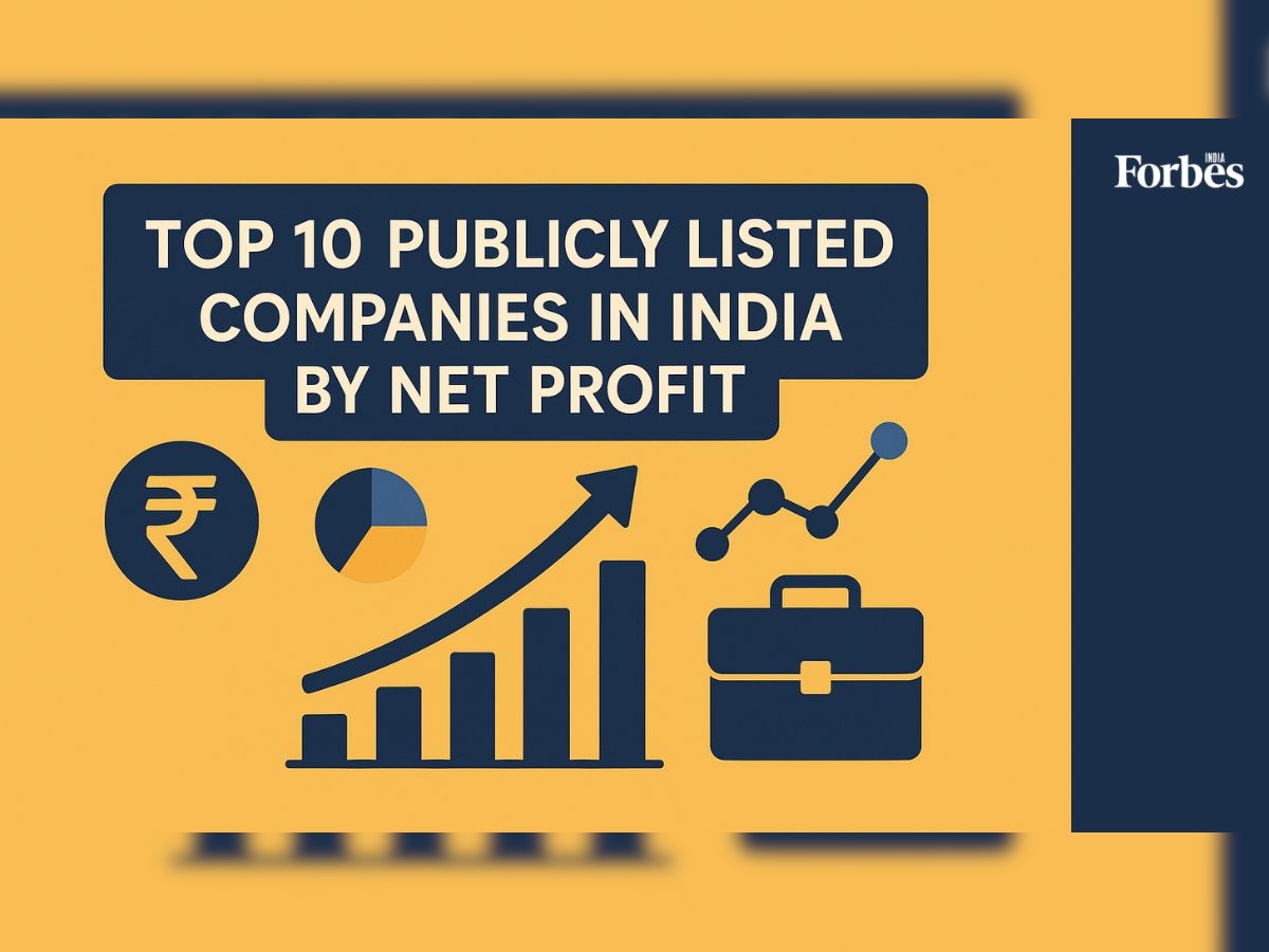 Top 10 publicly listed companies in India by net profit