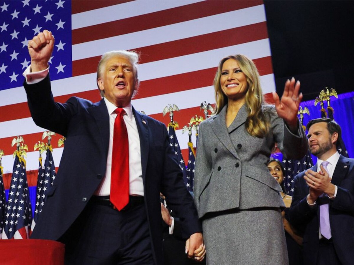 In Pictures: Donald J Trump, President of the United States, again